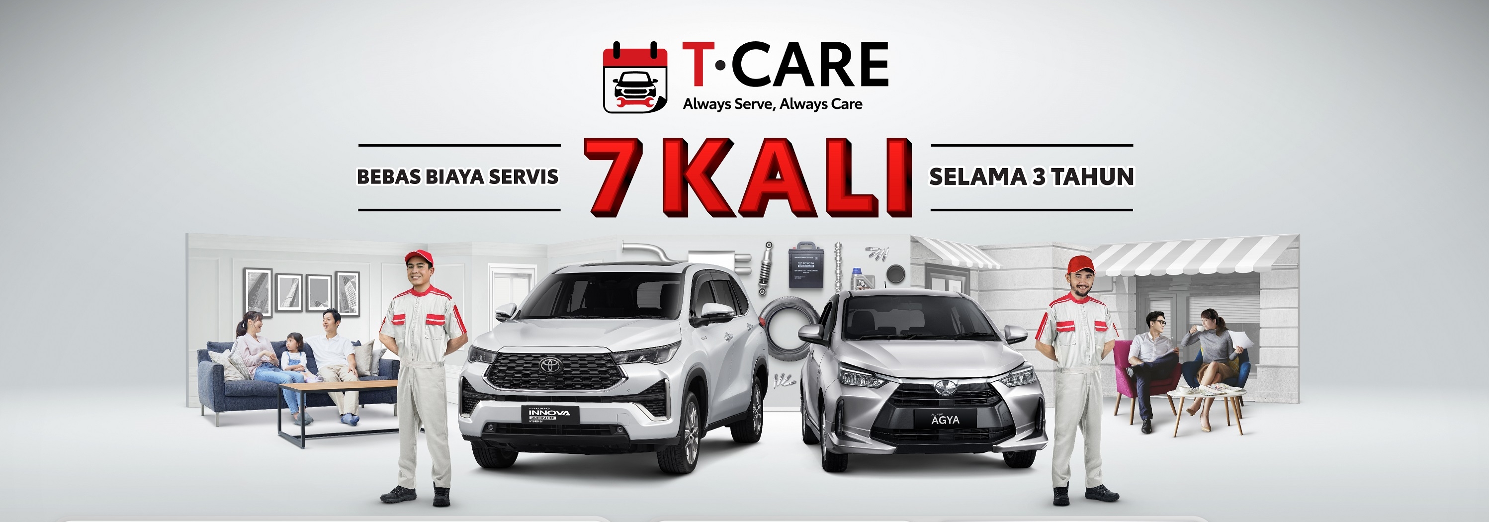 Bebas Biaya Servis Berkala 7 Kali dengan Extra 1 Tahun Warranty: Toyota ...